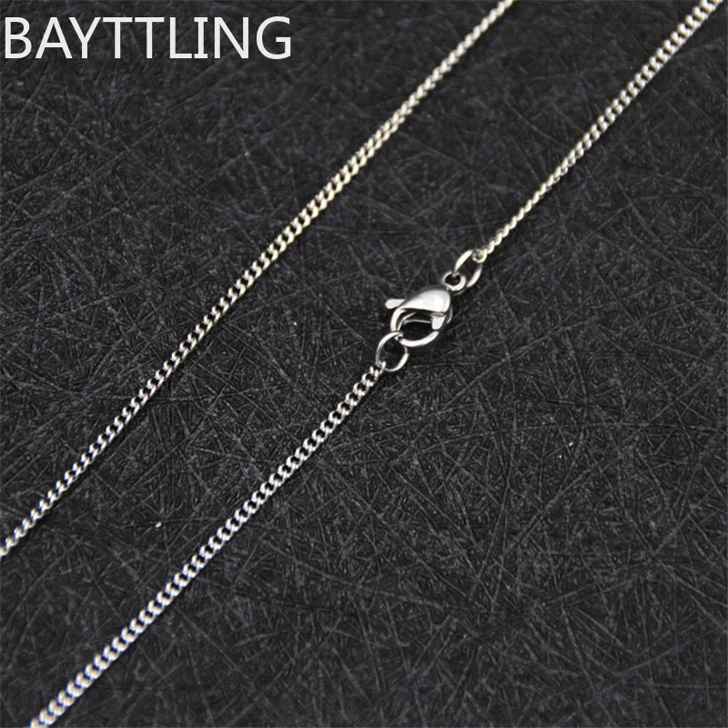Wholesale 925 sterling silver 2MM 16-30Inches Side Chain Necklace Fit ...