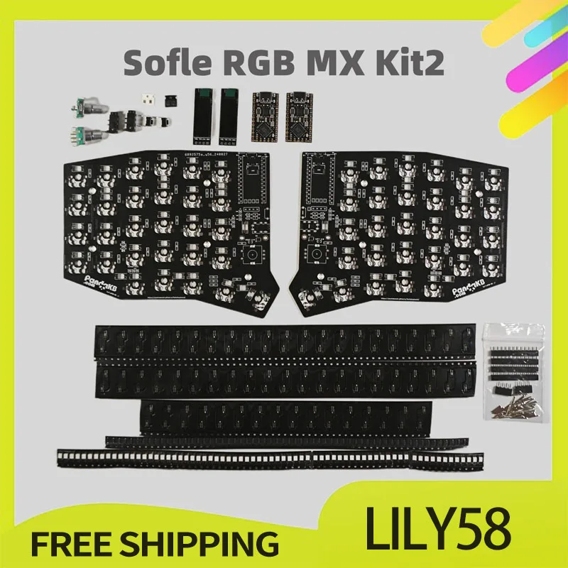 Lily58-Split-Keyboard-Pcb-Kit-Diy-Custom-Mechanical-Keyboard ...
