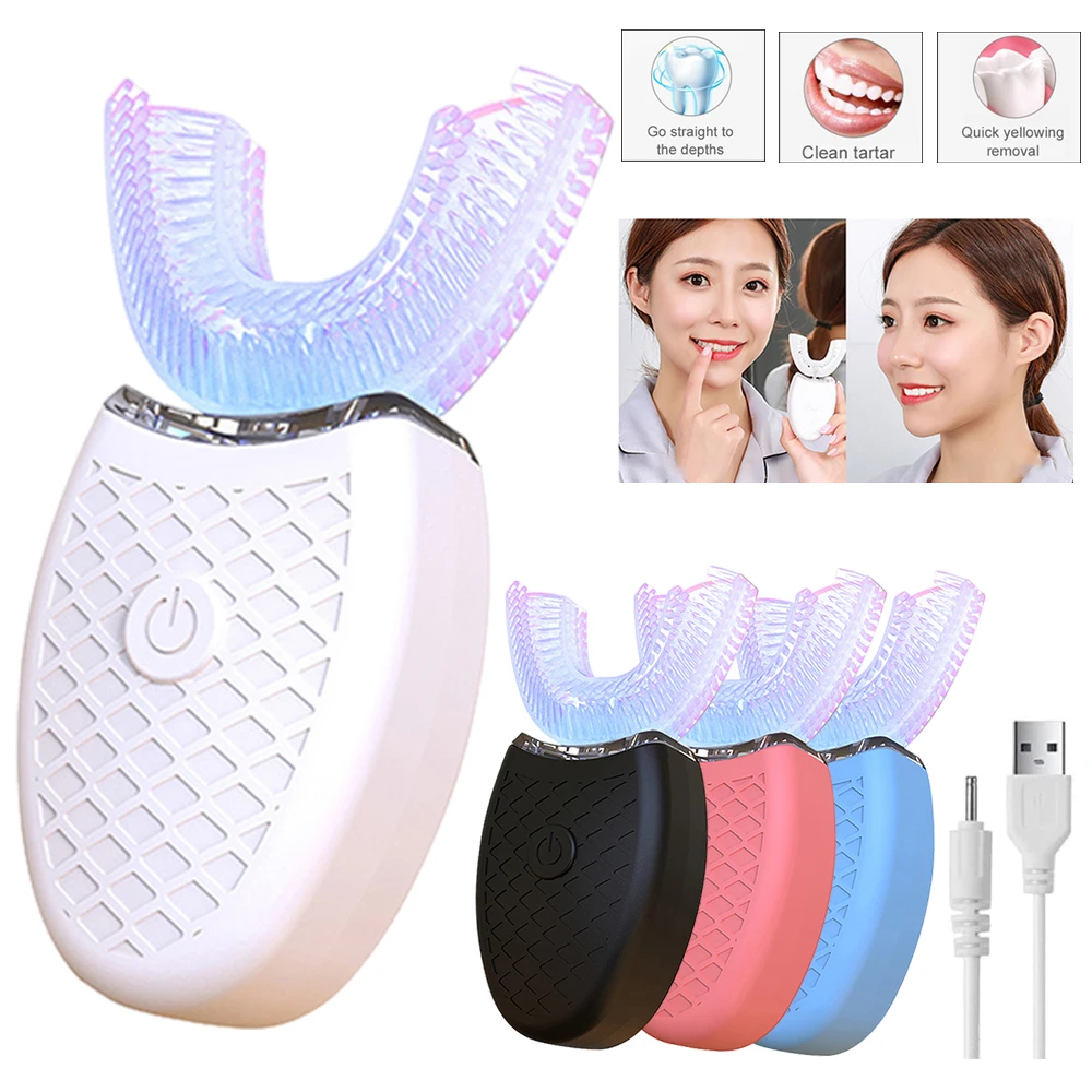 Adult-Manual-Toothbrush-360-Degree-U-Shape-Tooth-Brush-Children-Teeth ...