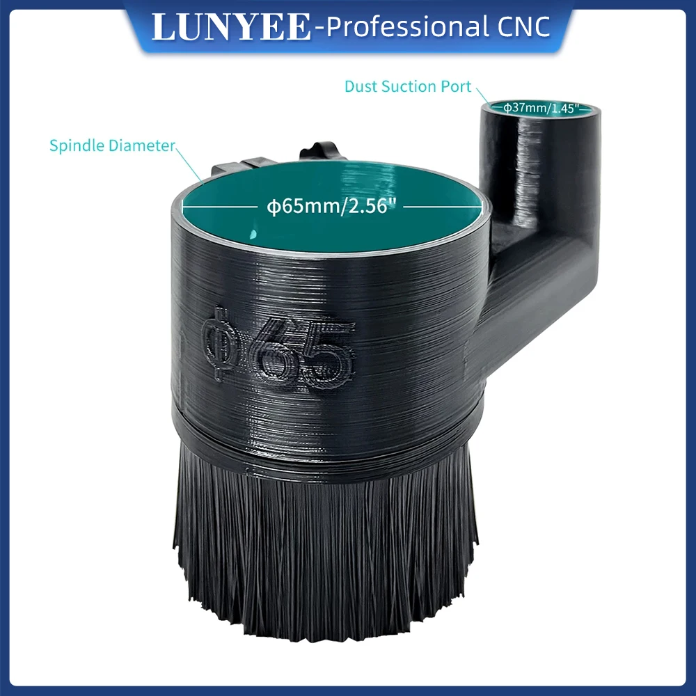 LUNYEE-Spindle-Brush-52mm-65mm-80mm-Dust-Collector-Dust-Cover-Brush-For ...