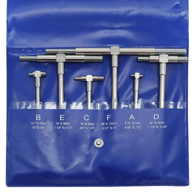 Set/6 Buah Alat Ukur Diameter Dalam, Kit Insinyur Bore, 41% OFF