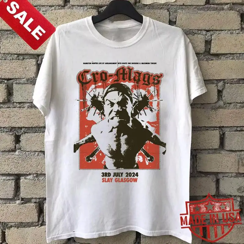 Cro Mags Band Live In Concert Tour 2024 T Shirt Full Size S 5Xl ...