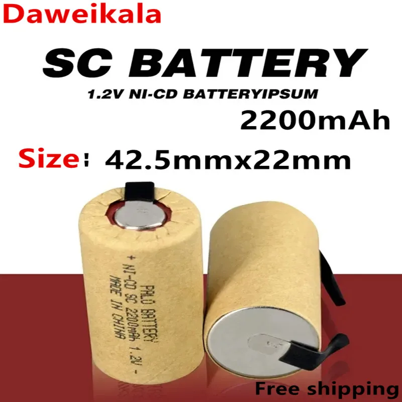 1-2V-Battery-SC-Rechargeable-Battery-1-2V-2200mAh-Sub-C-NI-CD-Cell-With ...