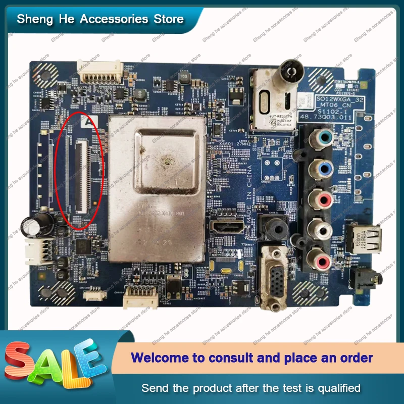 Good Working for SONY KLV-32BX350 motherboard SO12WXGA-32-MT06-CN S1102 ...