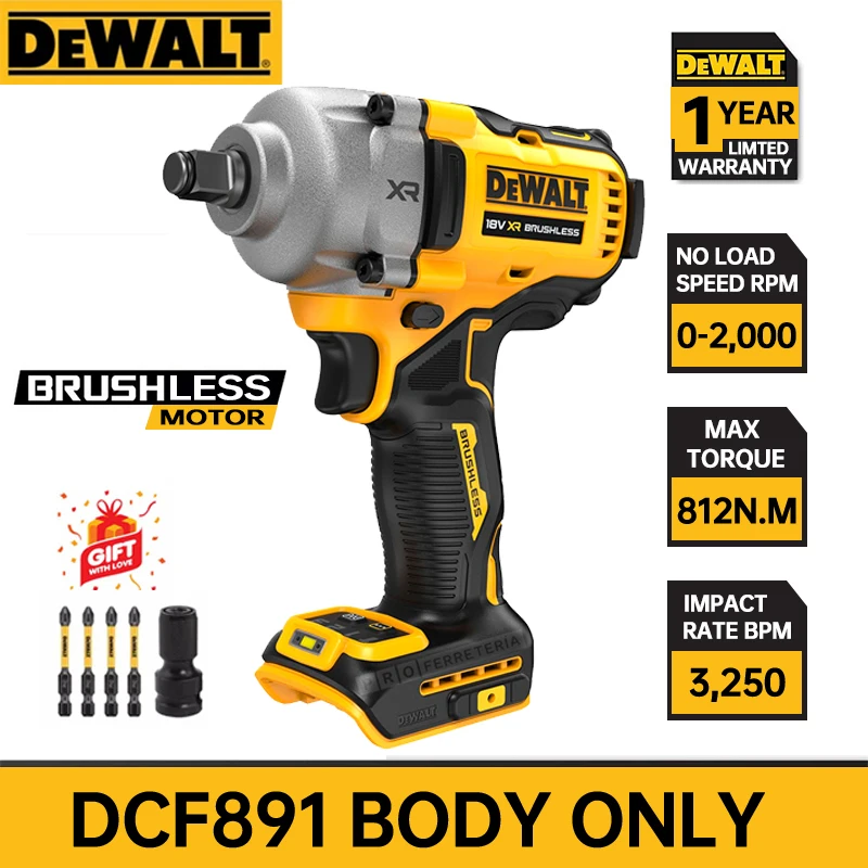 DEWALT-DCF891B-1-2in-Mid-Range-Impact-Wrench-With-Hog-Ring-Anvil-Tool ...