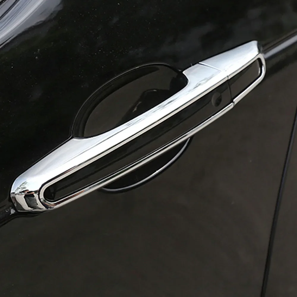 For Jaguar E-PACE XE XF XFL F-Pace Chrome Exterior Side Door Handle ...