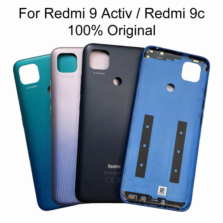 Xiaomi Redmi 9c Battery Cover | Repair Replace Door Rear Case | Battery ...