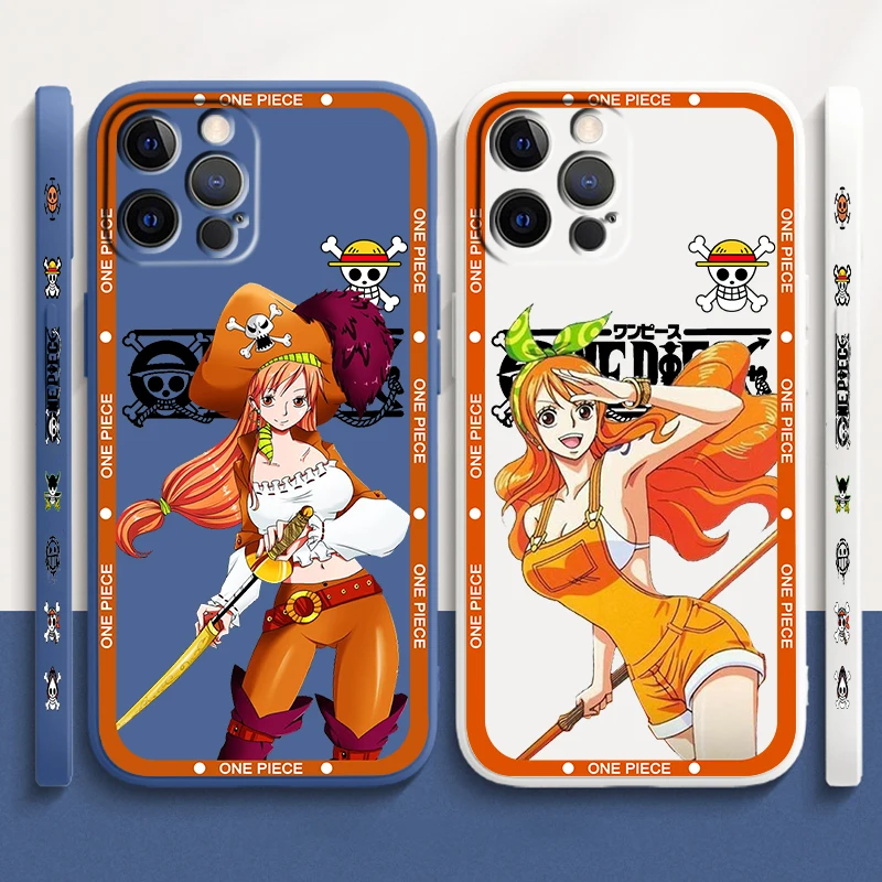 One-P-Piece-Nami-Cartoon-Art-Liquid-Left-Rope-For-Apple-iPhone-15-14-13 ...