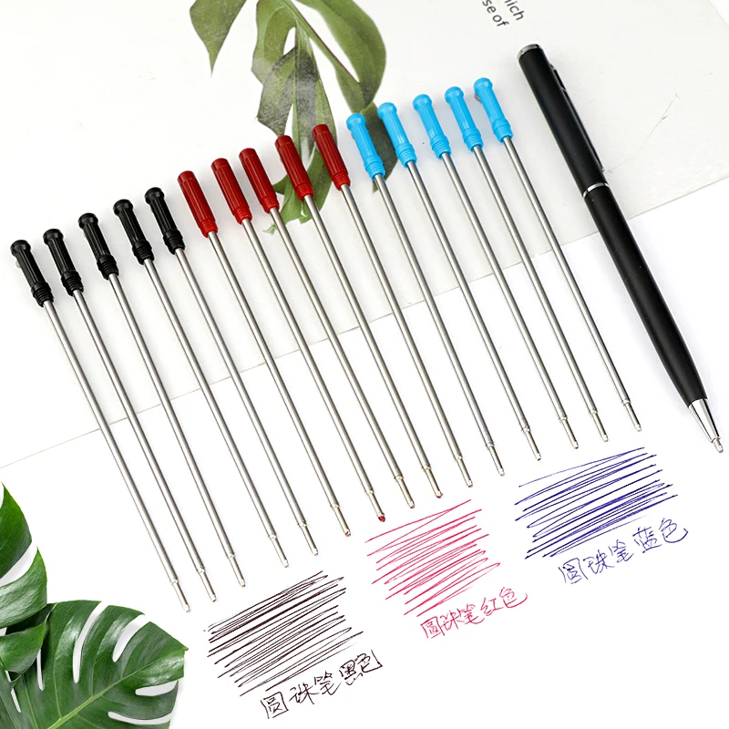 1000Pcs-Lot-Black-Blue-RED-Ink-116mm-BallPen-Ballpoint-Pen-Stylus ...