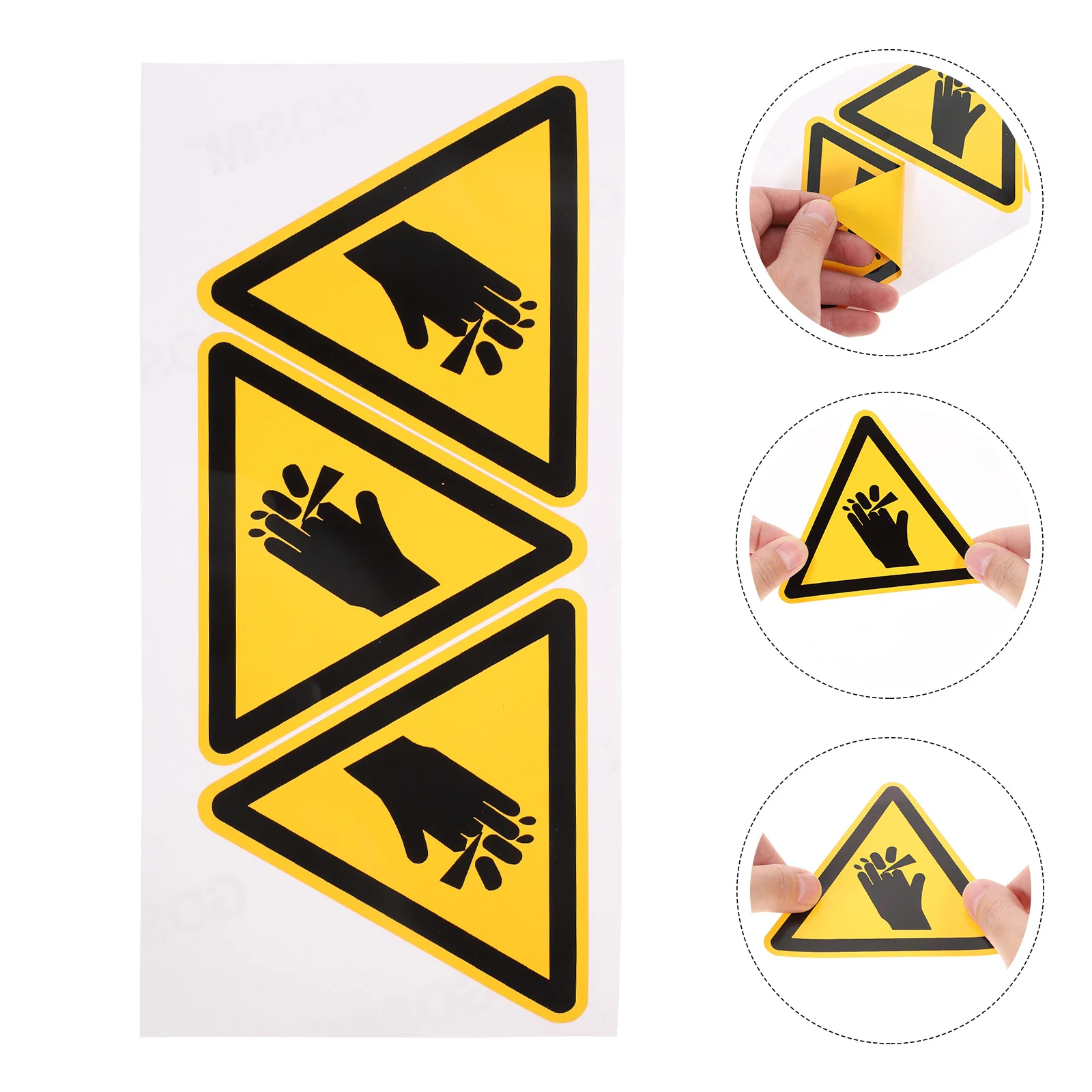 CAUTION-Pinch-Point-Keep-Hands-Clear-Sign-Warning-Stickers-for-Machine ...