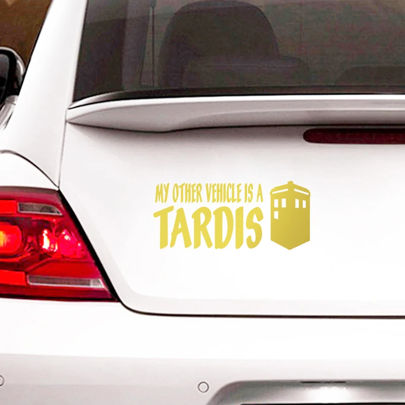 Tardis Window Sticker