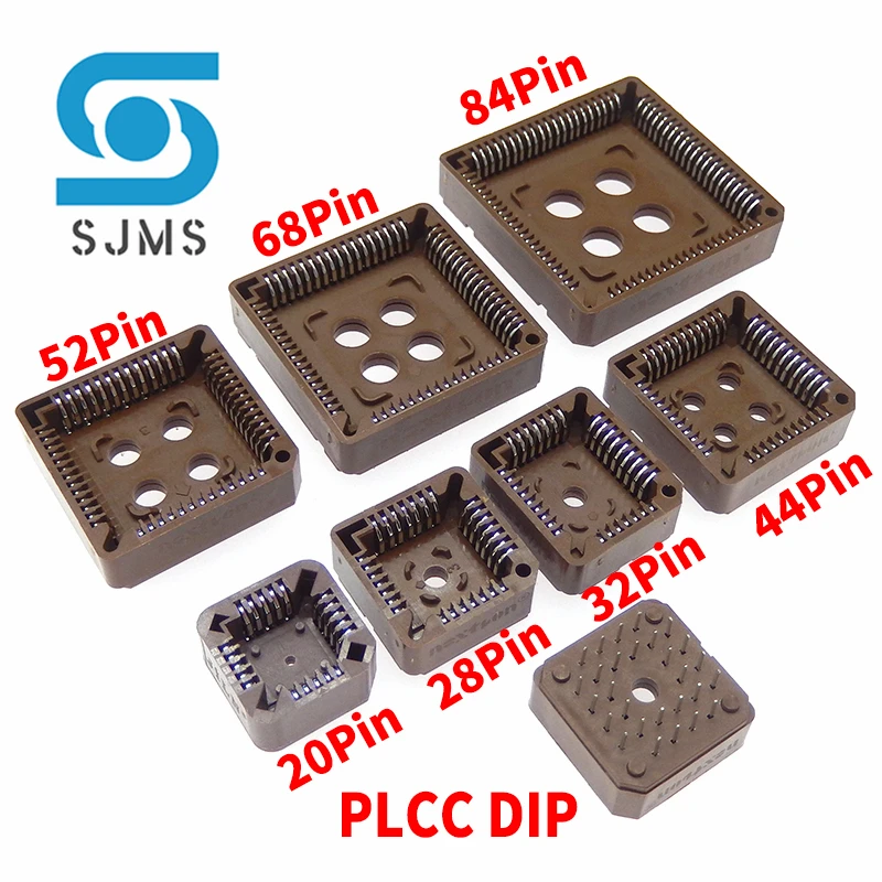 Plcc32 Plcc44 Adapter Dip8 Sop8 | Plcc44 Dip40 Adapter Socket - 5pcs Ic Socket 20 28 - Aliexpress