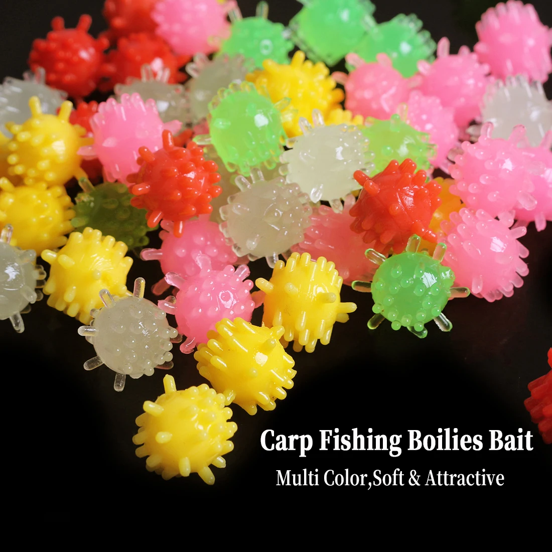 20-40pcs-Carp-Pop-Up-Fishing-Floating-Boilies-Bait-Silicone-Elastic ...