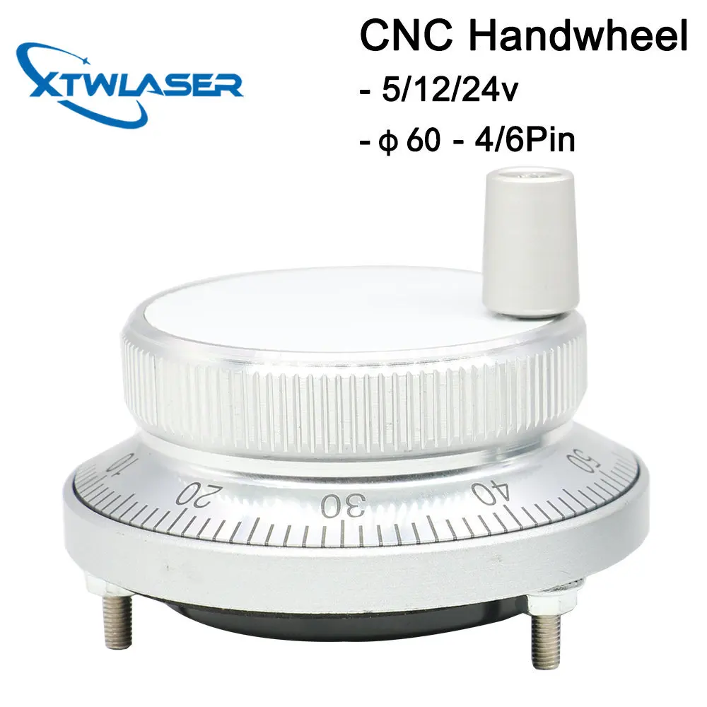 CNC-Pulser-Handwheel-5V-6pin-Pulse-100-Manual-Pulse-Generator-Hand ...
