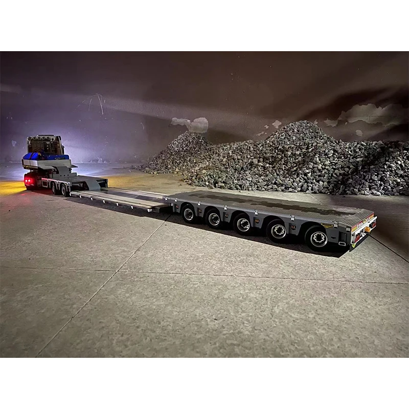 Nooxion 2+5 series trailer upgrade low-bed module kit 1/14 engineering ...