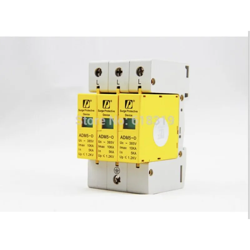 SPD-3P-5KA-10KA-385V-AC-Class-D-House-Surge-Protector-Protection ...