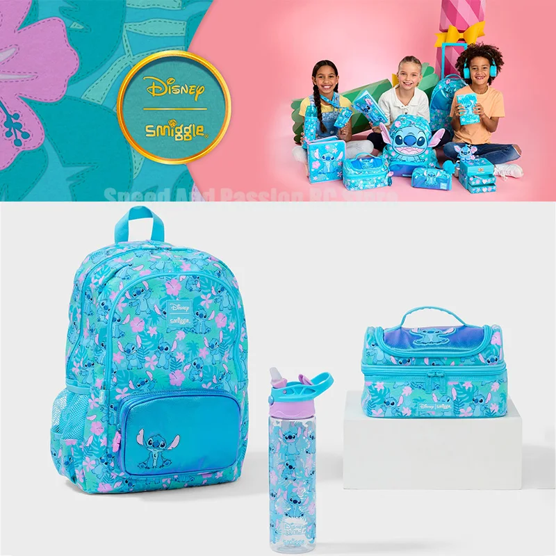 New-Australia-Smiggle-School-Bags-Disney-Stitch-Backpack-Lunch-Bag ...