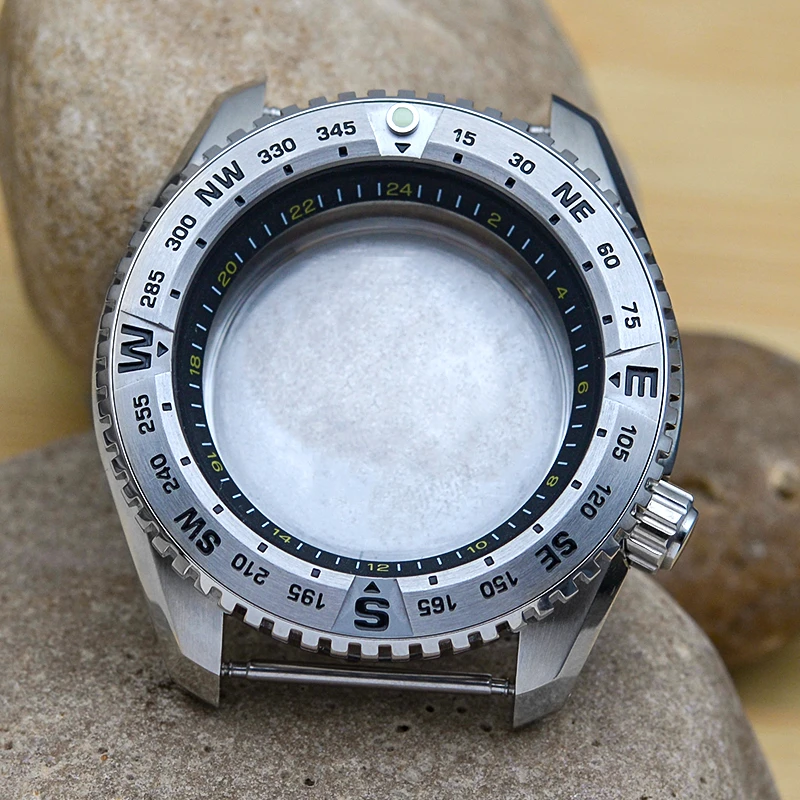 Mod 43.77mm Watch Cases Sapphire Crystal Glass Fits Seiko Prospex LX ...