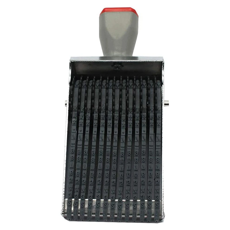 Rubber Stamp, 13 Digits Number Stamp Personalized English Alphabet ...