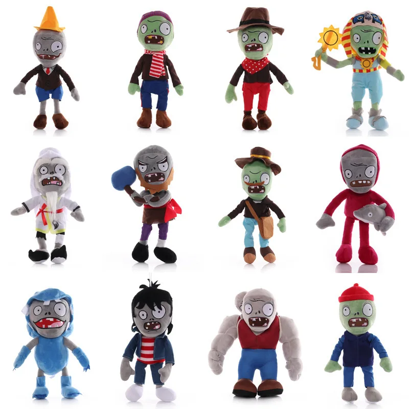1pcs-30-35cm-Zombies-Stuffed-Plush-Doll-Toys-PVZ-Zombie-CONEHEAD-ZOMBIE ...