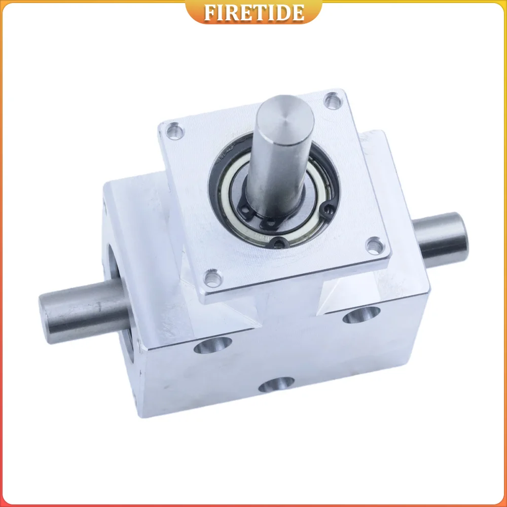 Angle Gear 1:1 Helical Bevel Gear Shaft 12mm Codirectional Double ...