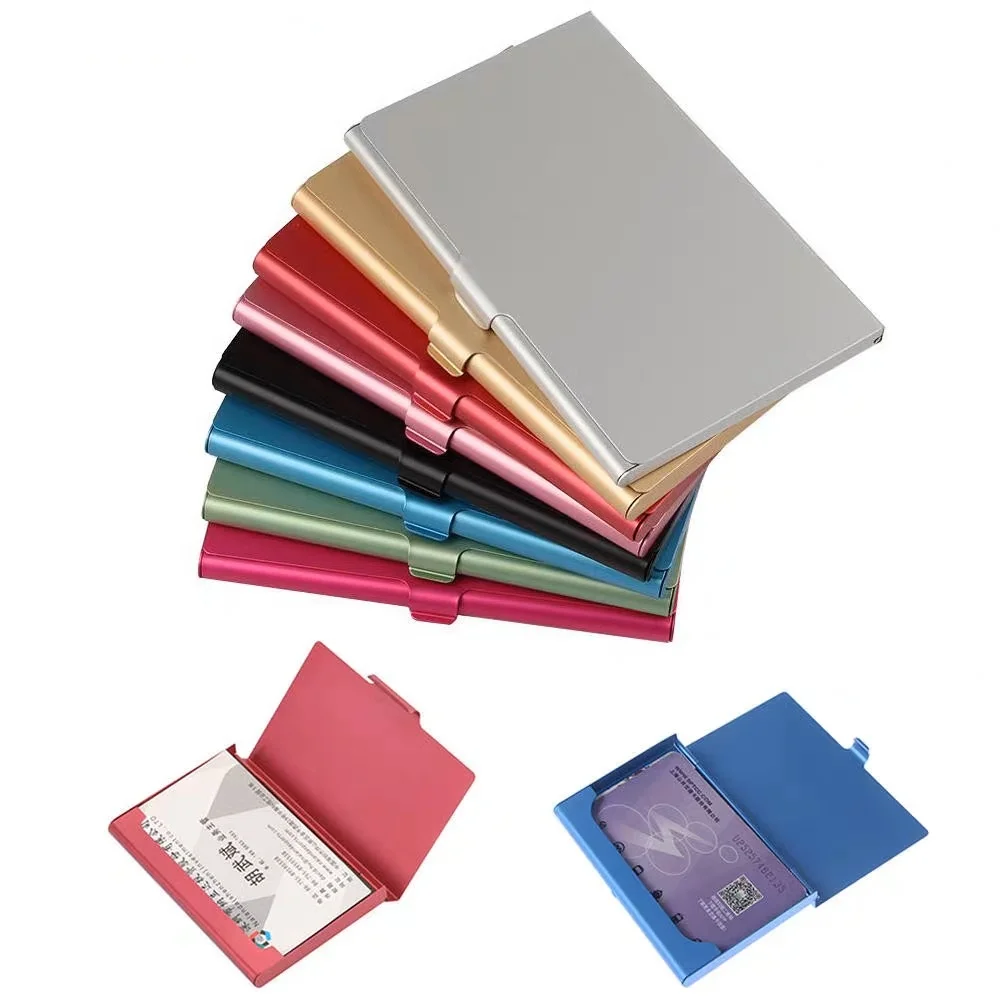 Business Card Storage Box Business Card Box Portable Credit Card Box ...