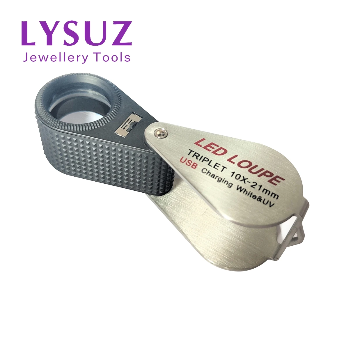 USB-Charging-LED-10X-Loupe-With-Dual-Light-Withe-UV-Jewelry-Diamond ...