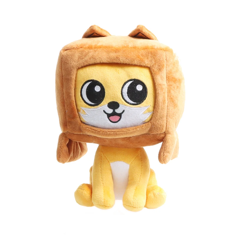 23cm Vrcat Plush Toy Cartoon Game Toy Vrchat Box Cat Mascot Plushie Toy ...