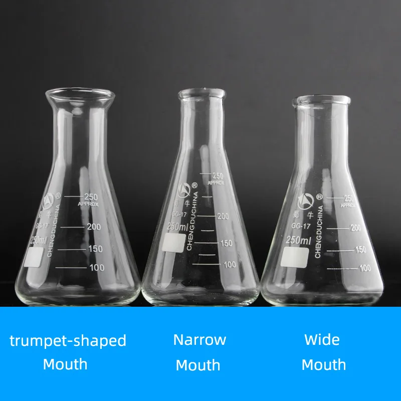 1piece-50ml-1000ml-Borosilicate-Glass-Conical-Erlenmeyer-Flask-for-Lab ...