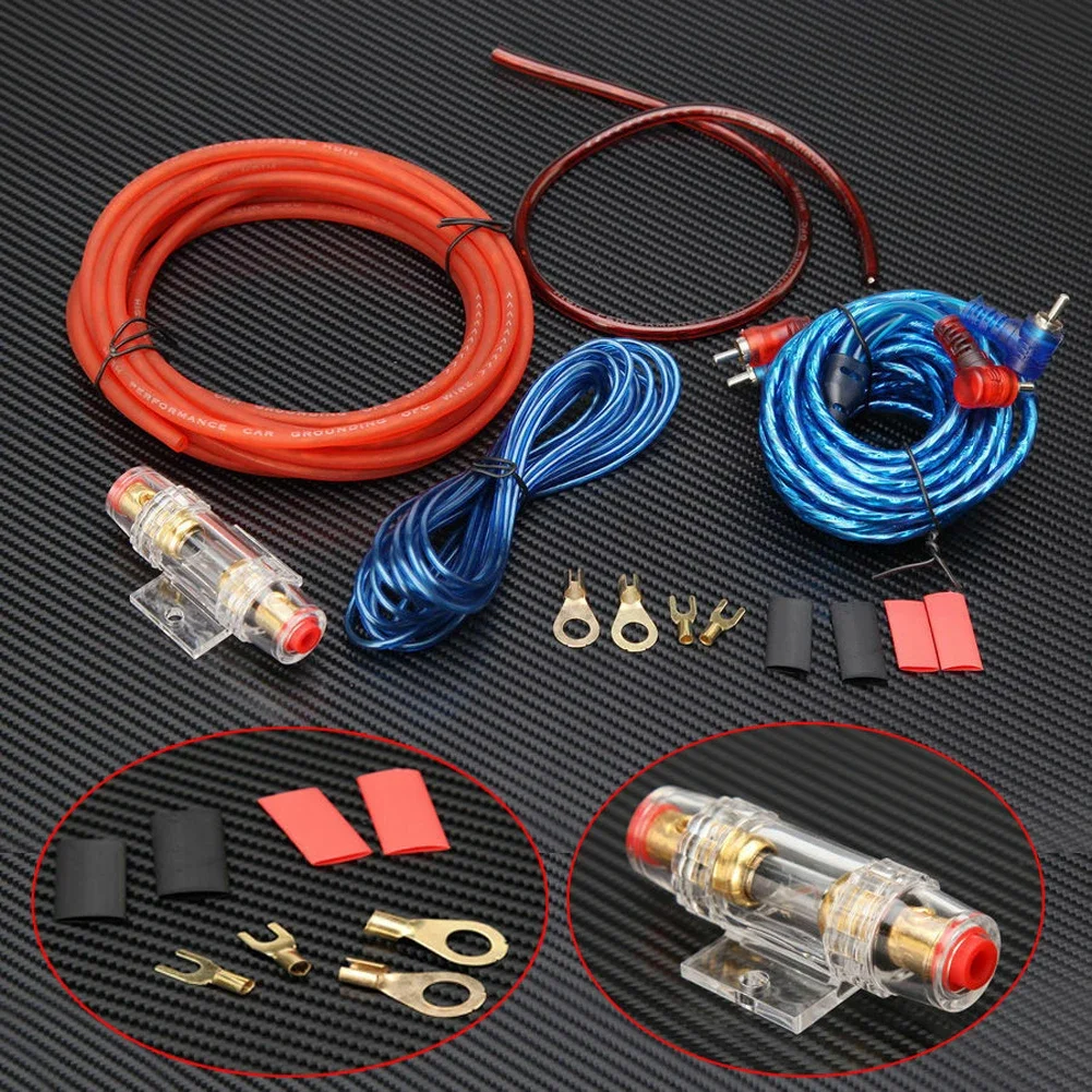 Car-Power-Amplifier-Wiring-Kit-Subwoofer-Cable-Speaker-Line-para ...