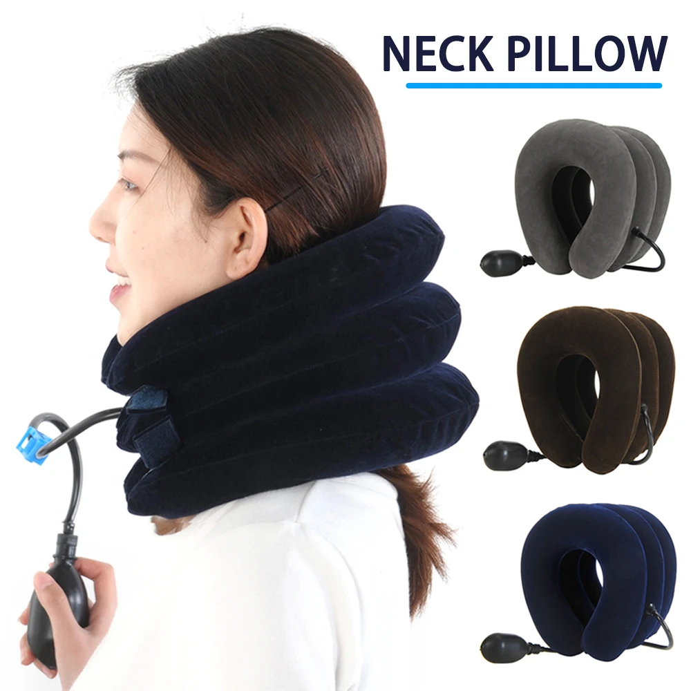 Cervical-Neck-Traction-Inflatable-Neck-Cervical-Support-Posture ...