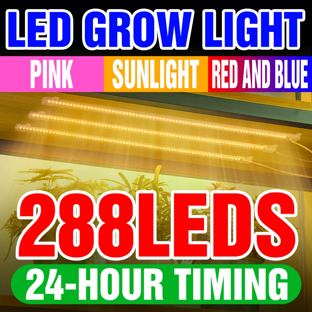 Led USB Phyto Lamp Full Spectrum Hydroponics Veg Flowers Plant Grow ...