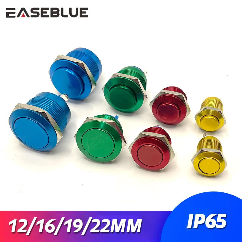 12-16-19-22-metal-Push-Button-Switch-Momentary-Self-Reset-latching ...