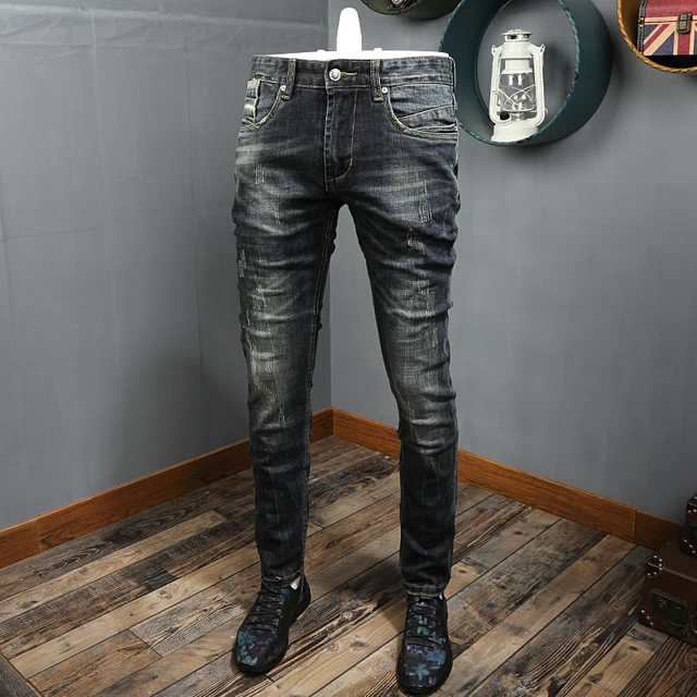 Black Designer Jeans For Men