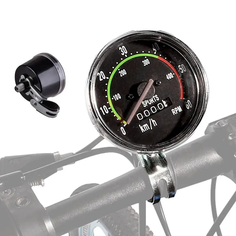 Bike Speedometer Mechanical Odometer Bicycle Computer Waterproof ...