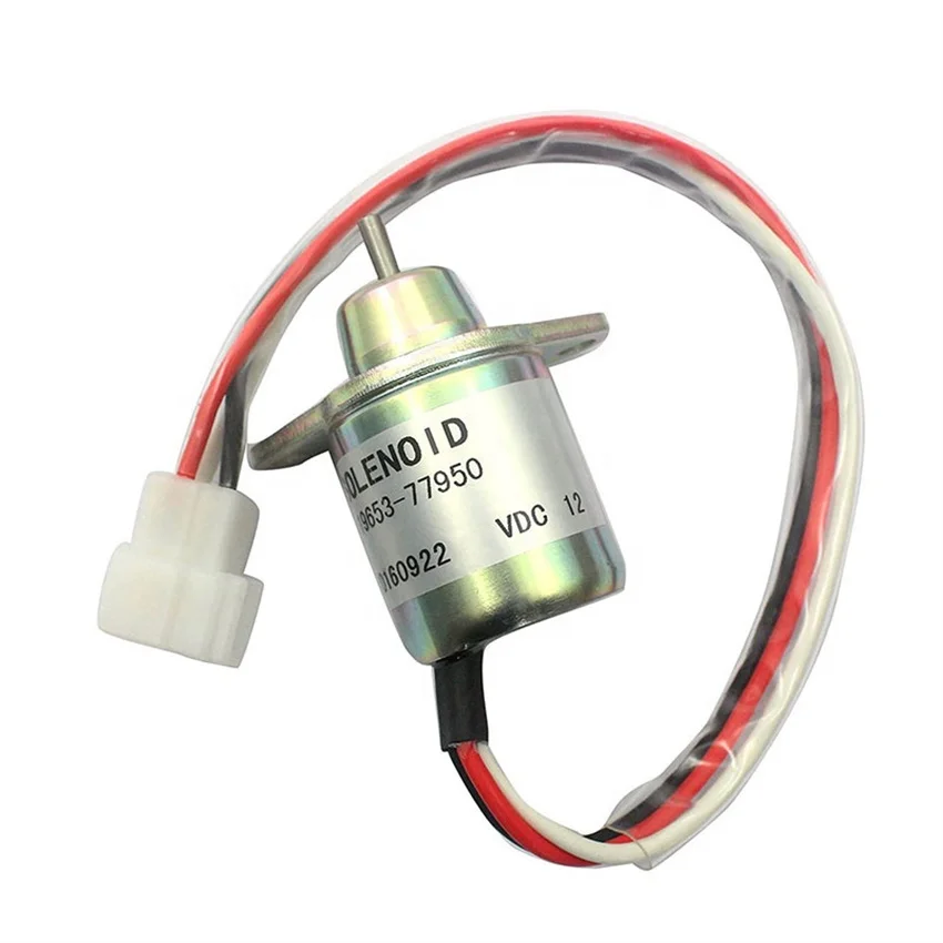 New-119653-77950-12V-Diesel-Fuel-Shut-Off-Solenoid-For-KUBOTA-JOHN ...