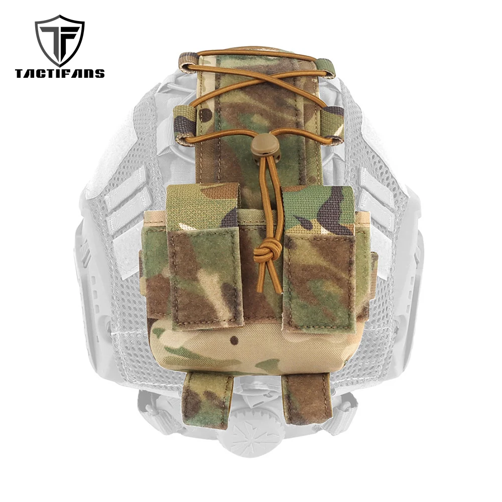 TACTIFANS MK2 Tactical Helmet Battery Pack Pouch Long Loop Cord Lock ...
