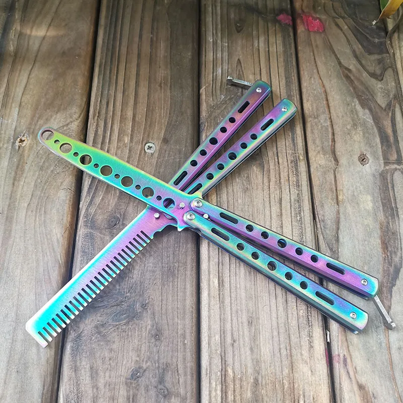 Beginner-Butterfly-Knife-Seven-Hole-Butterfly-Practice-Knife-Training ...