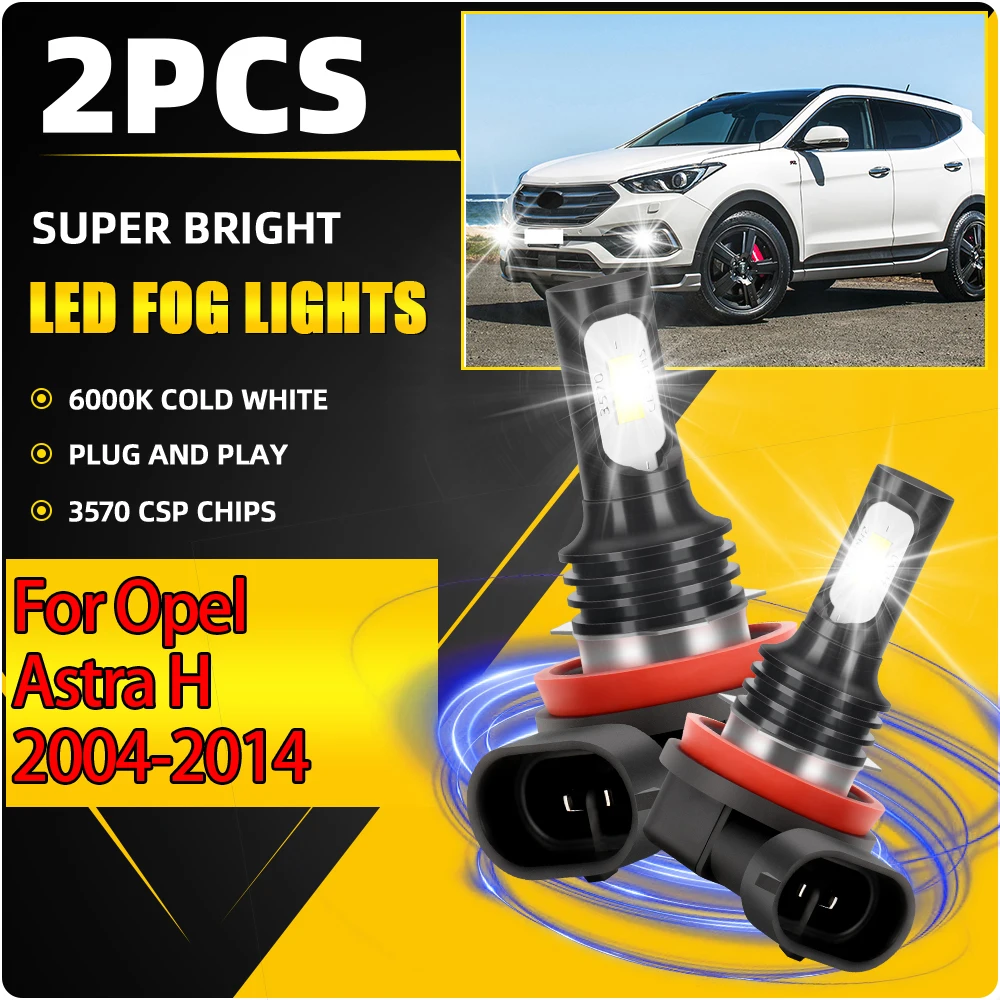 90W H8 H9 H11 Auto Fog Lamps 20000LM LED Front Fog Lights 6000K Plug ...