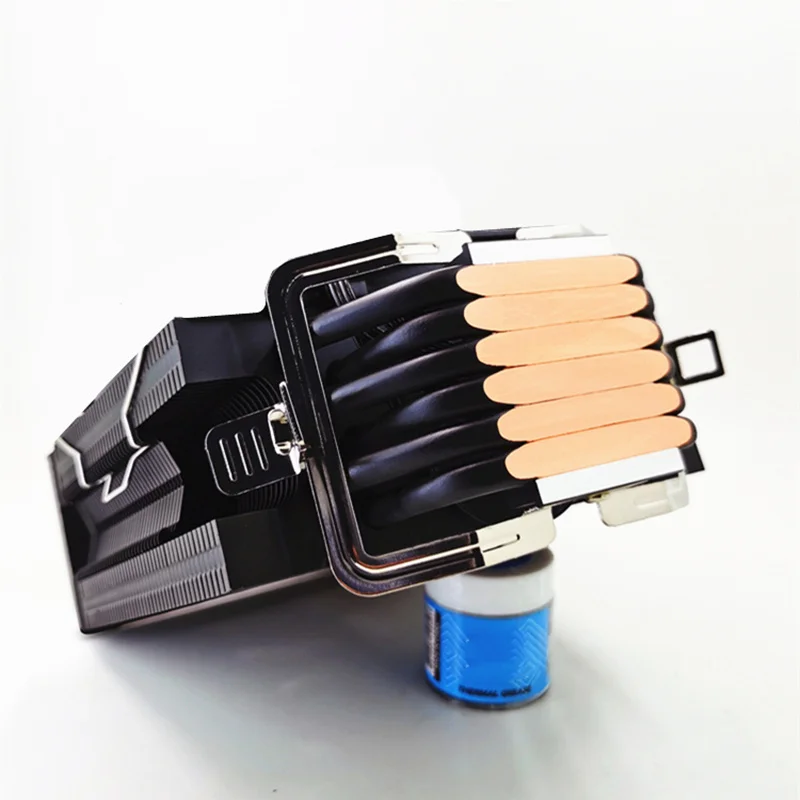 JUULASEN-For-Intel-AMD-115X-1200-AM4-PC-Fanless-CPU-Cooler-6-Copper ...