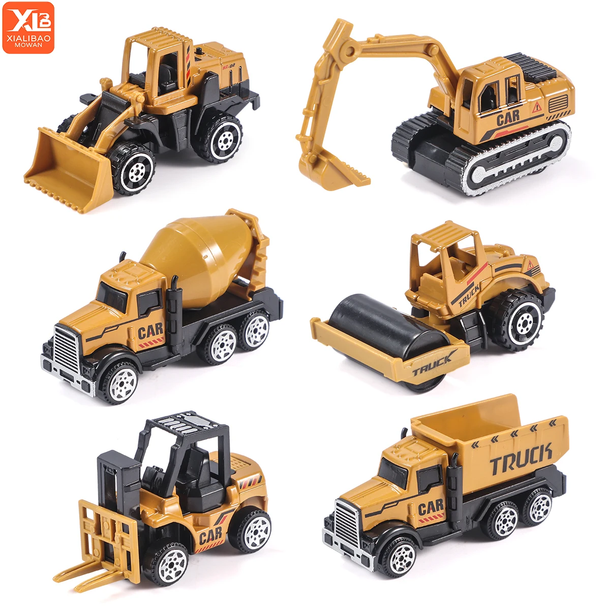 6pcs-set-Alloy-Engineering-Truck-Car-Classic-Construction-Model-Vehicle ...
