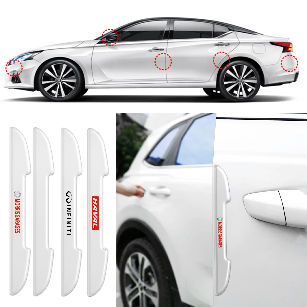 Transparent-Car-Rearview-Mirror-Anti-Collision-Bumper-Bar-Strip-Sticker ...
