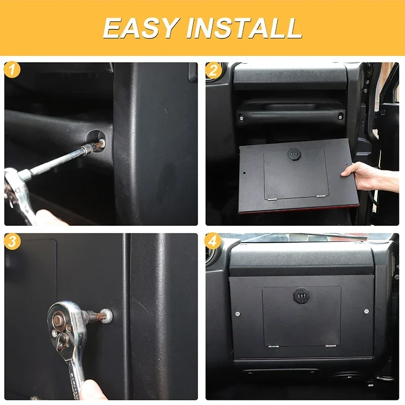 For Land Rover Defender 90 110 2004-2018 Car Co-pilot dashboard Storage ...