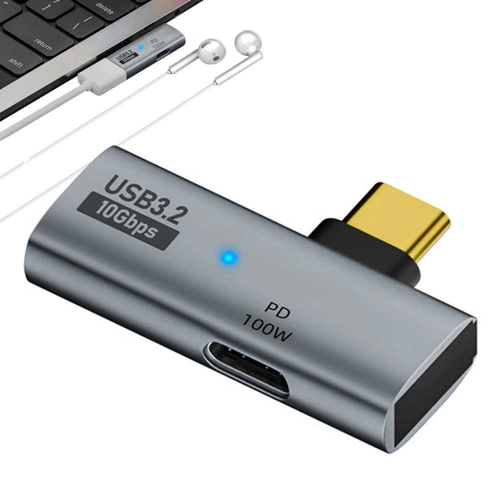 USB3-2-Type-c-To-USB-Adapter-PVC-OTG-PD-100W-Fast-Charging-10Gbps-Data ...