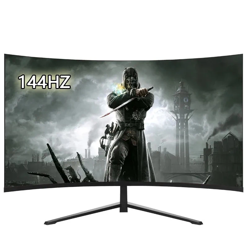 24 polegada 144hz monitora o pc curvado 1920*1080p do monitor do lcd do ...