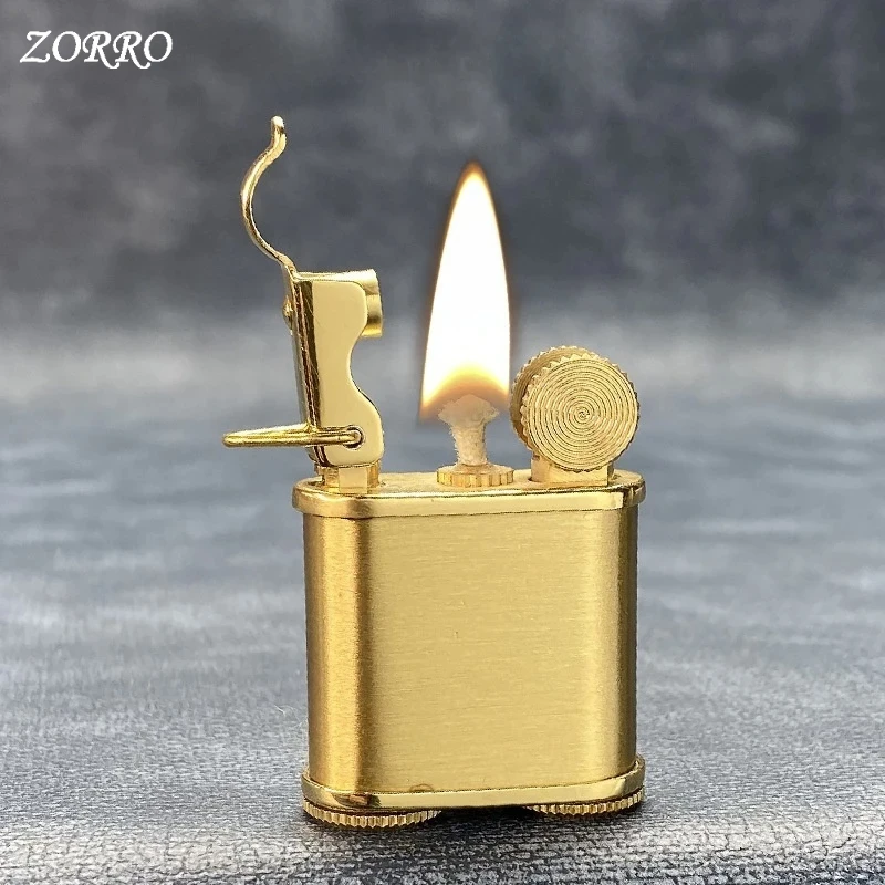 Zorro New Brushed Z772 Brass Kerosene Lighter Creative Personalized ...