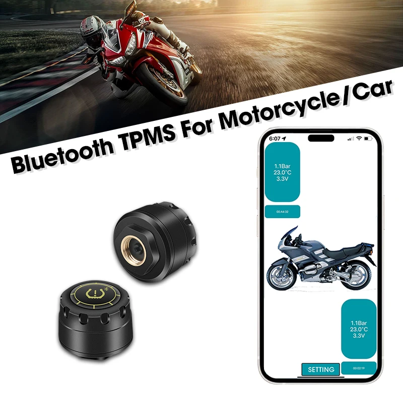 Tire-Pressure-Sensors-Motorcycle-TPMS-Bluetooth-Compatible-Tire ...