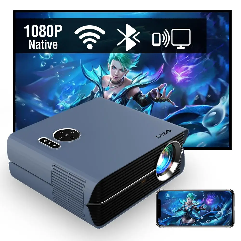 4K-10000Lumens-Projector-1080p-Full-Hd-Android-9-0-Wifi-800Ansi ...