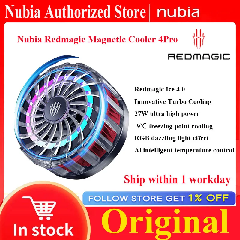 Universal-RedMagic-Cooler-4-Pro-Magnetic-FunCooler-RGB-LED ...