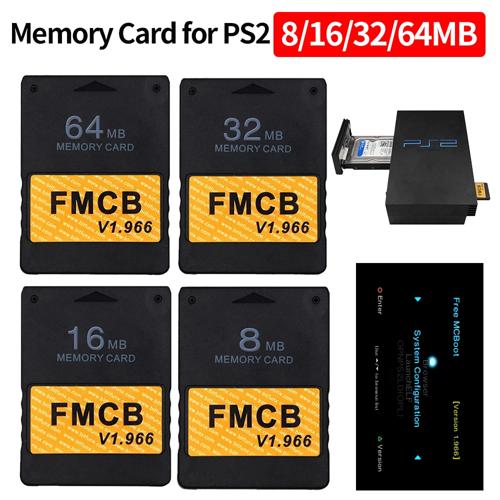 Memory-Card-Free-Game-Data-Stick-Module-McBoot-v1-966-8MB-16MB-32MB ...